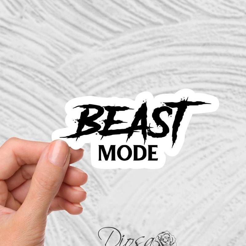 Beast Mode Decal - Etsy
