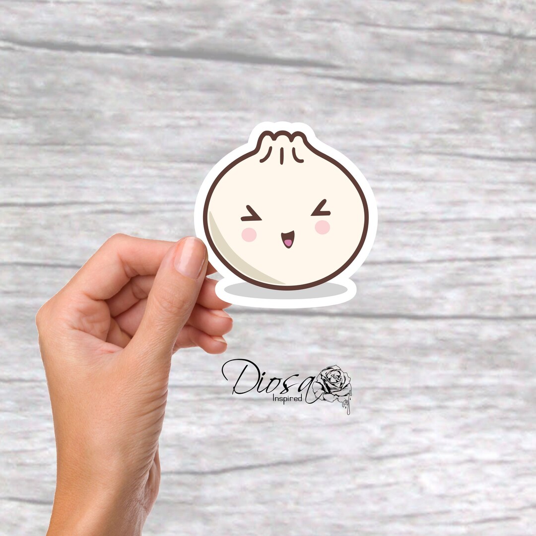 Dumpling Sticker, Kawaii Sticker, Steam Bun Sticker, Tumbler Sticker ...