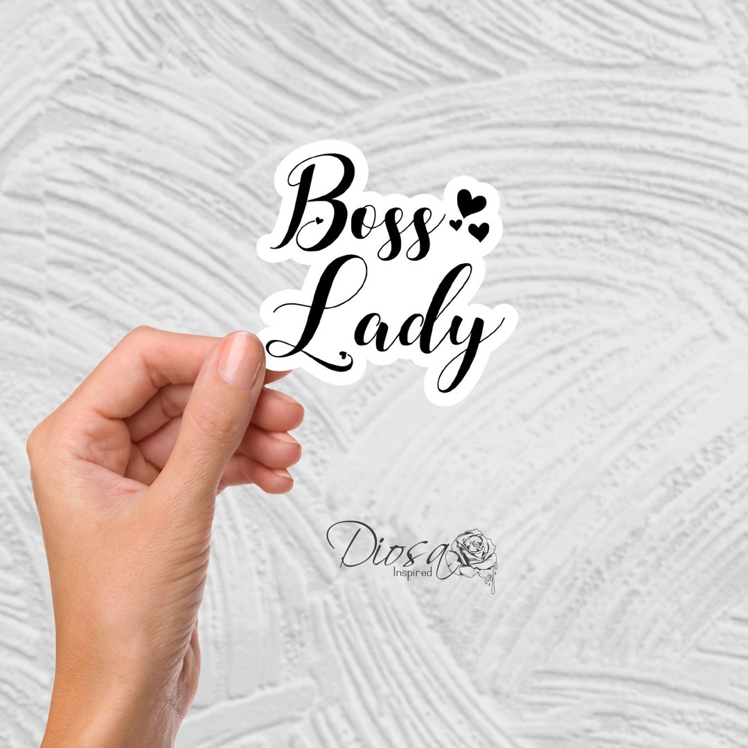 Boss Lady Sticker, Motivational Sticker, Self Love Sticker, Tumbler ...