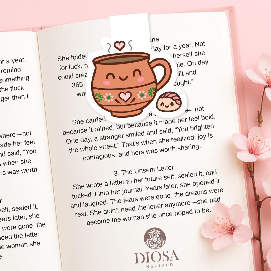 Cafecito Magnet Bookmark: Spanish Book Lover Gift, Coffee Lover ...