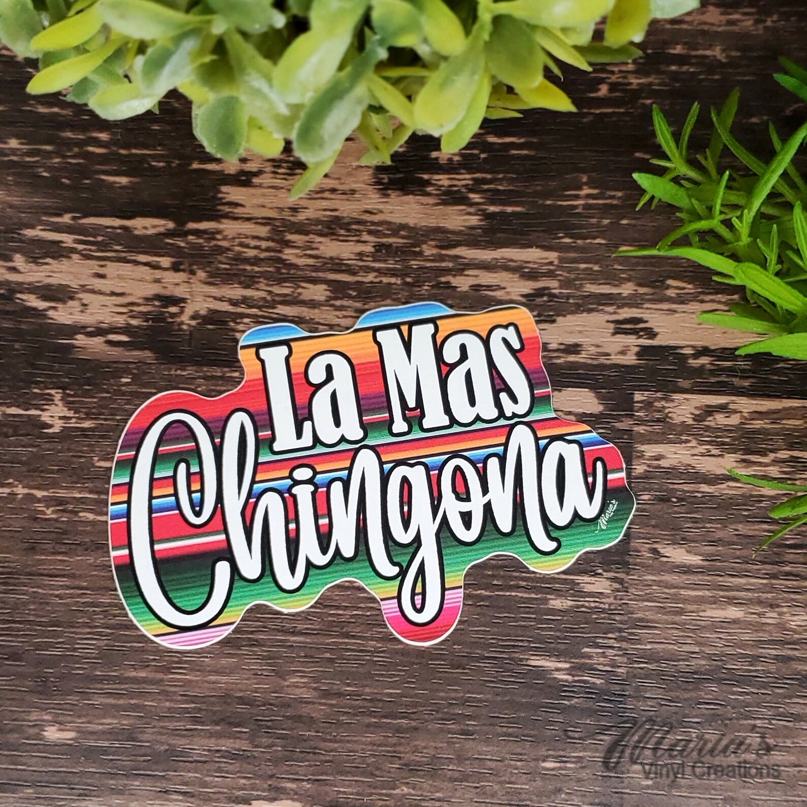 La Mas Chingona Vinyl Decal Chingona Decal Mexican Phrase | Etsy