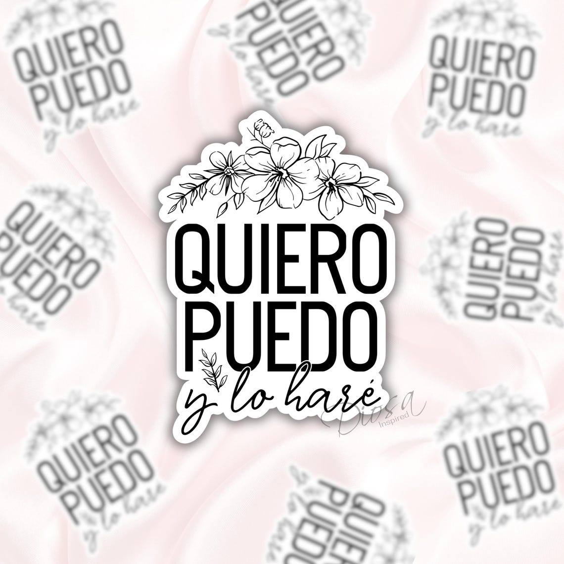Quiero Puedo Y Lo Hare Sticker: Spanish Motivational Decal - Etsy