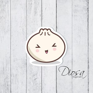 Dumpling Sticker, Kawaii Sticker, Steam Bun Sticker, Tumbler Sticker ...