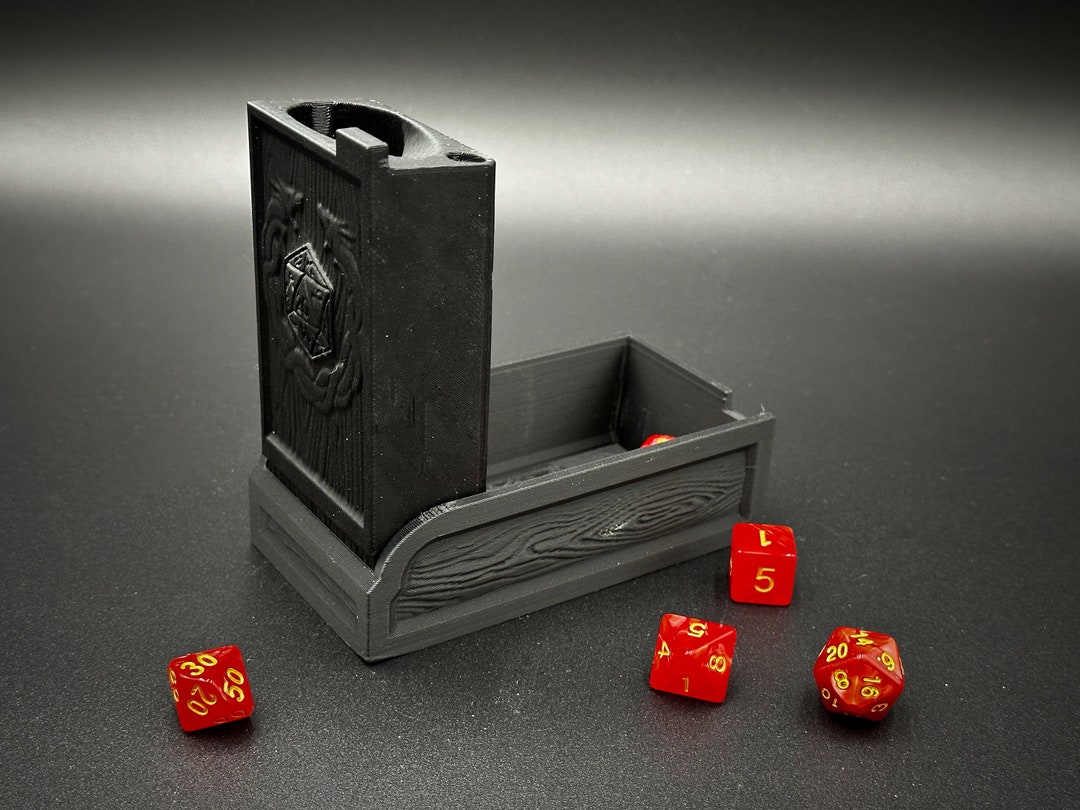 Folding Dice Tower and Dice Tray! for Dungeons and Dragons, Dnd, RPG ...