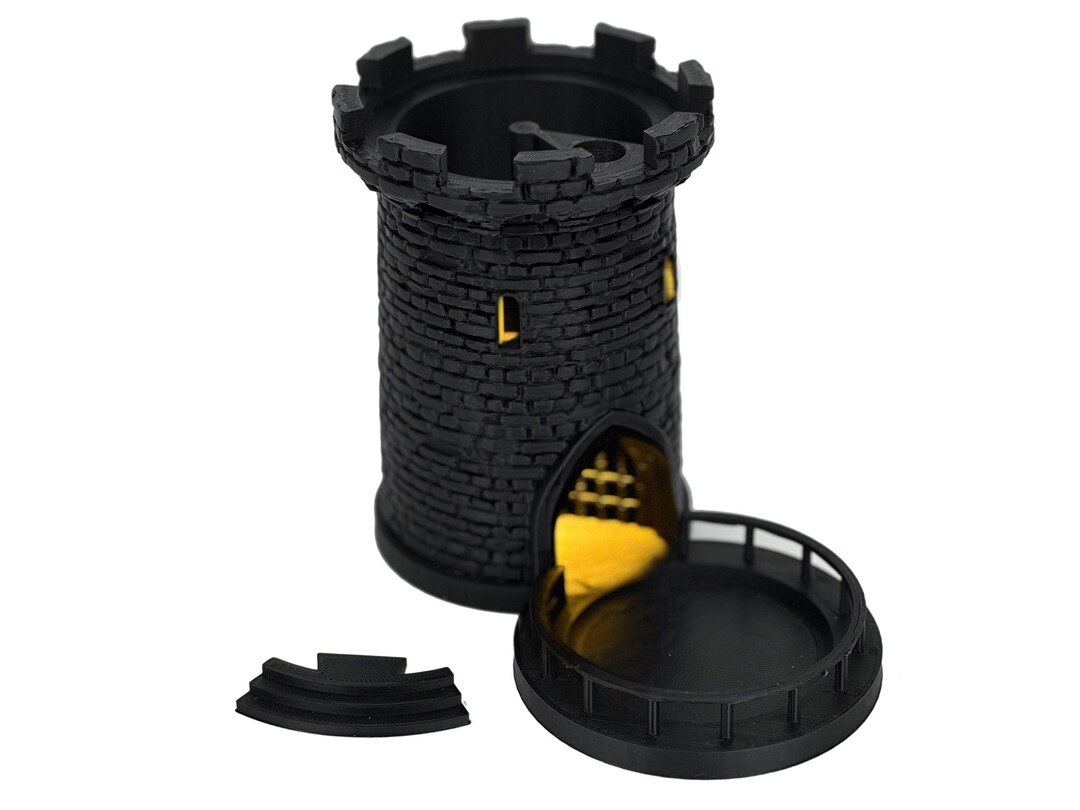5 Lighted Dice Tower and Tray With Interchangeable Tray or Stairs ...