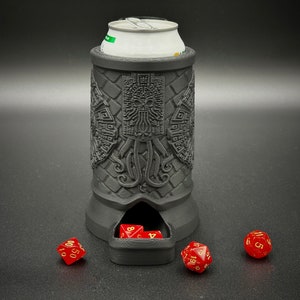 Cthulhu-inspired Tankard With Built-in Dice Tower - Mythos RPG Dice ...