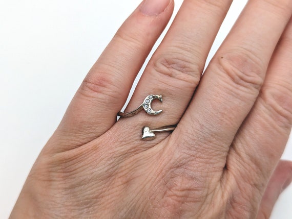 Vintage Avon Sterling Silver & Crystal Bypass Letter … - Gem