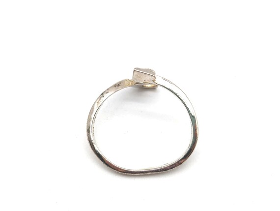 Vintage Avon Sterling Silver & Crystal Bypass Letter … - Gem