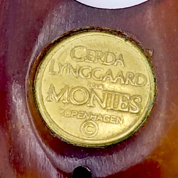 Vintage Gerda Lynggaard Monies Copenhagen Shell, Bone… - Gem