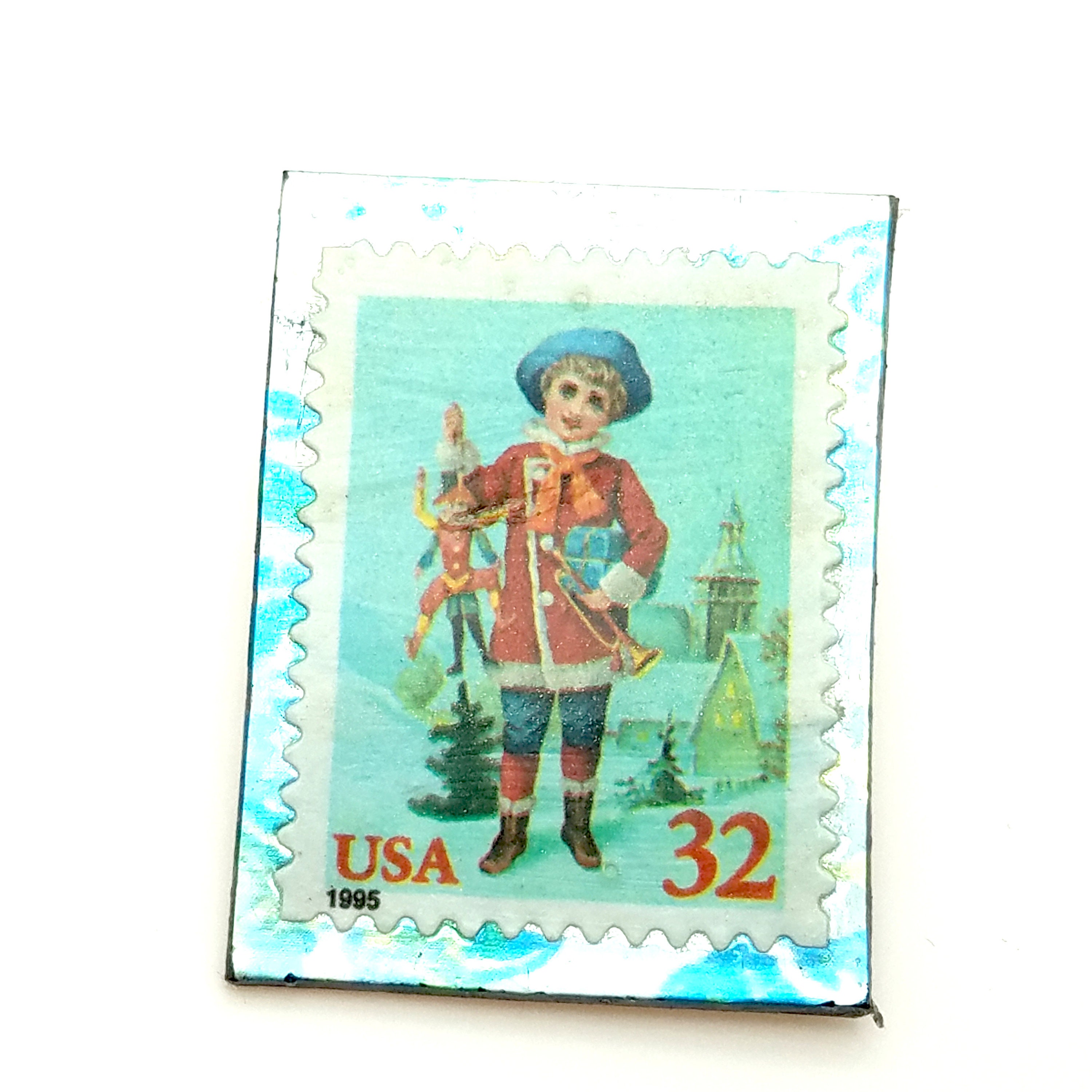 Three Vintage USPS Holiday Stamp Pins - Etsy