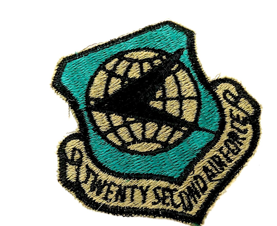 Vintage Twenty Second Air Force Pocket Patch - Green - Etsy