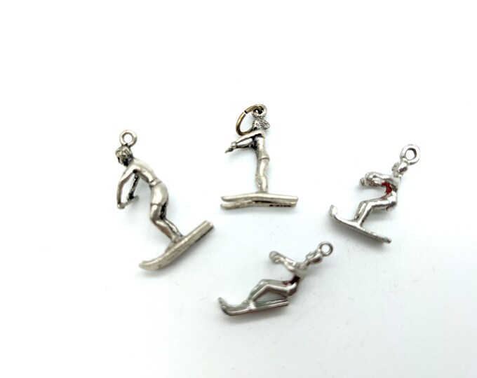 Vintage Sterling Silver American Flag Charms or Pendants - Etsy