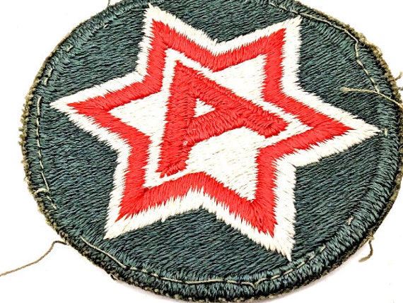 1960s US Army 6th Infantry A in Star Patch - Gem