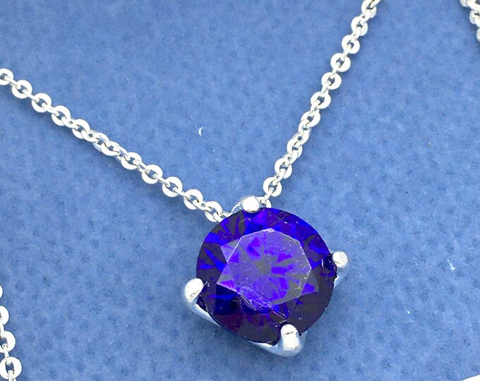 Avon Purple CZ Amethyst Colors and Shapes Necklace - Etsy