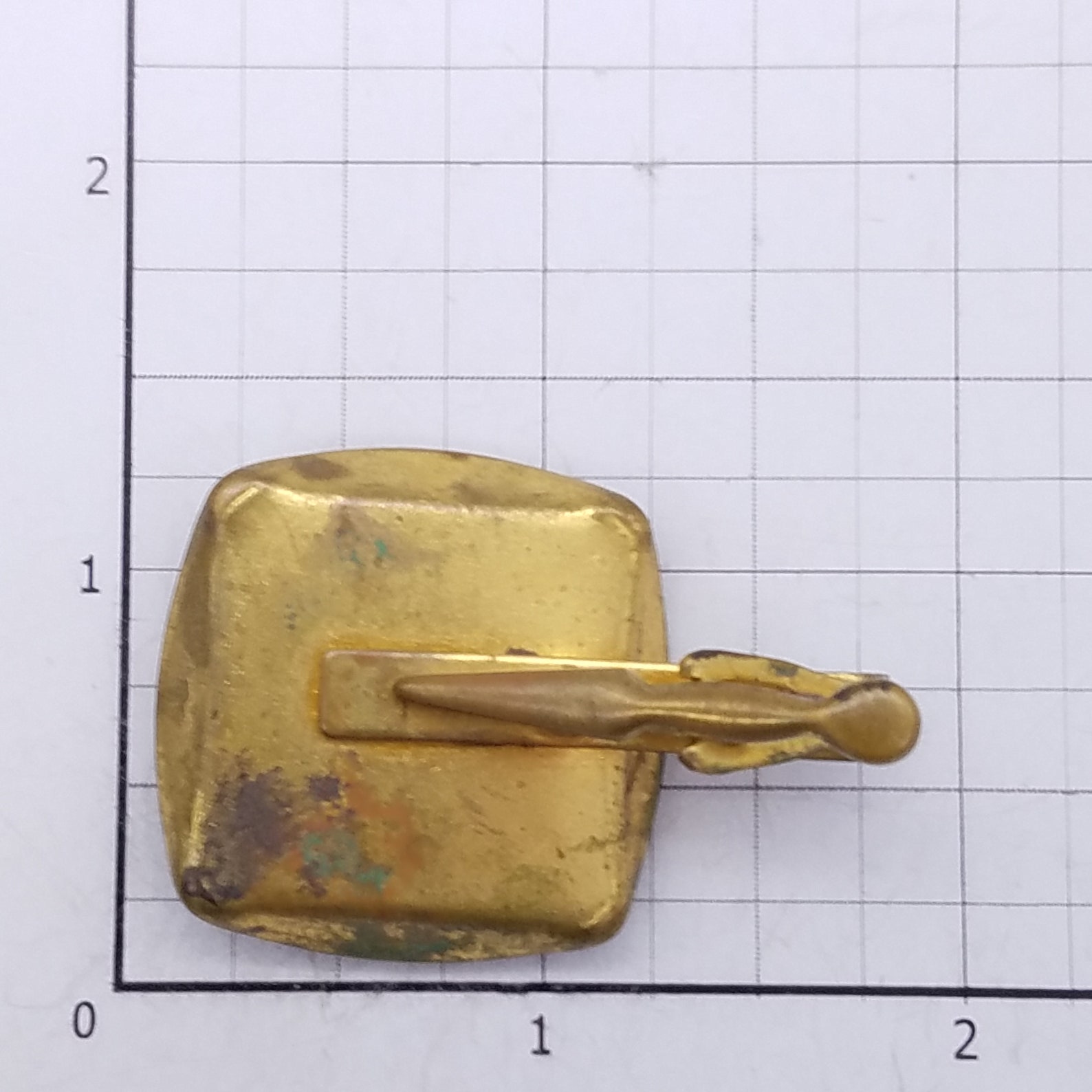 Rare Vintage Mount Rushmore Intaglio Lucite and Brass Tie Clip - Etsy