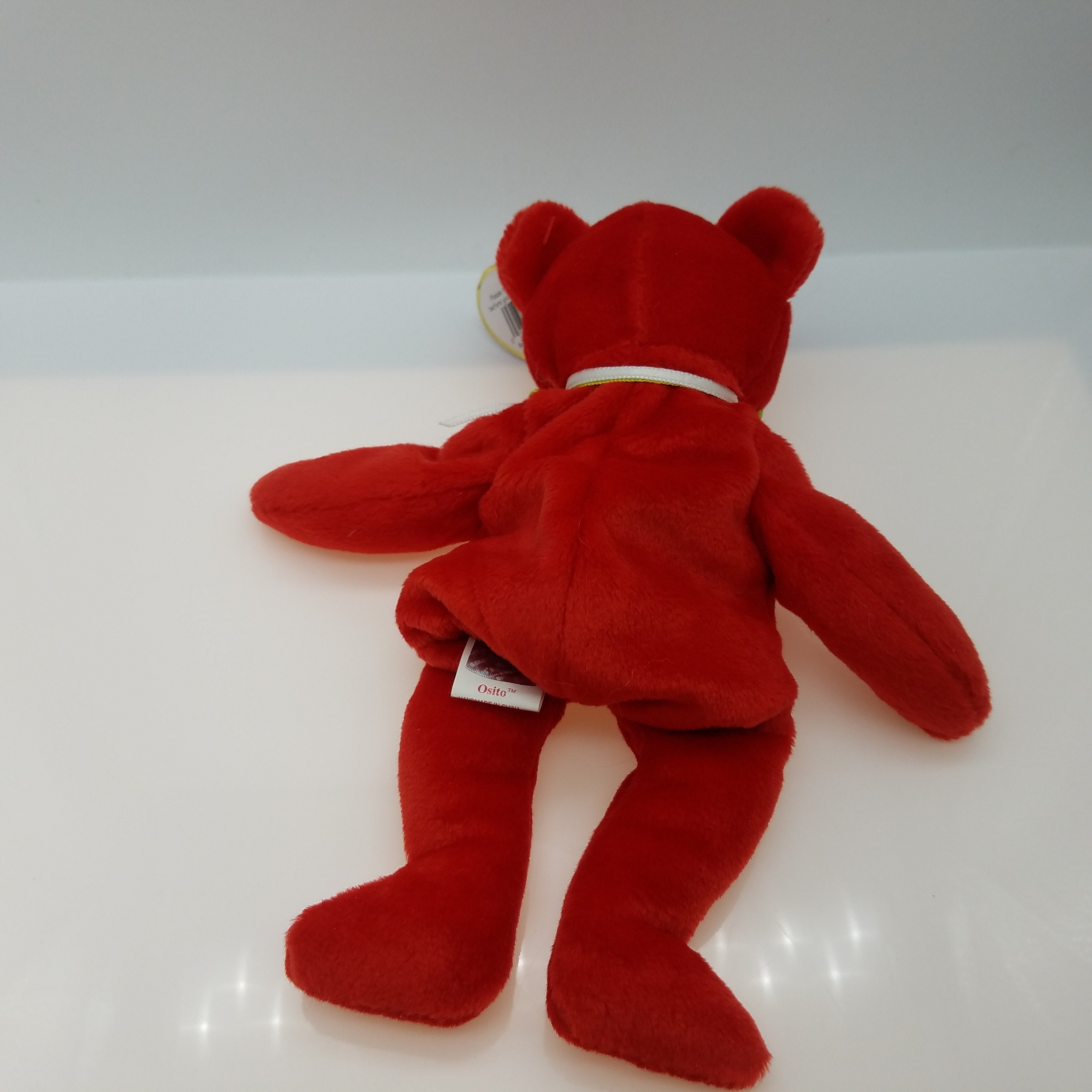 1999 Ty Beanie Baby Osito the Red Bear | Etsy