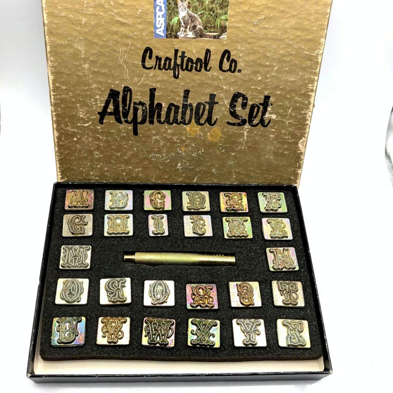 Cursive Alphabet Stamps - Etsy