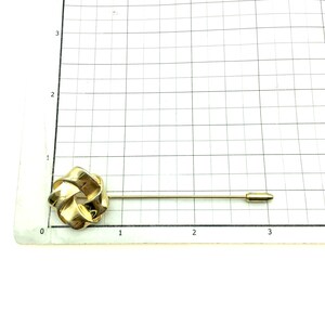 Vintage Gold Tone Knot Stick Pin - Etsy