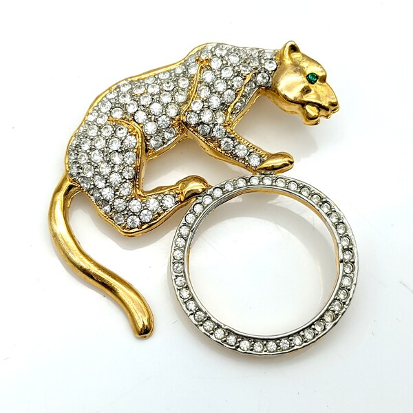 Jaguar Brooch - Etsy
