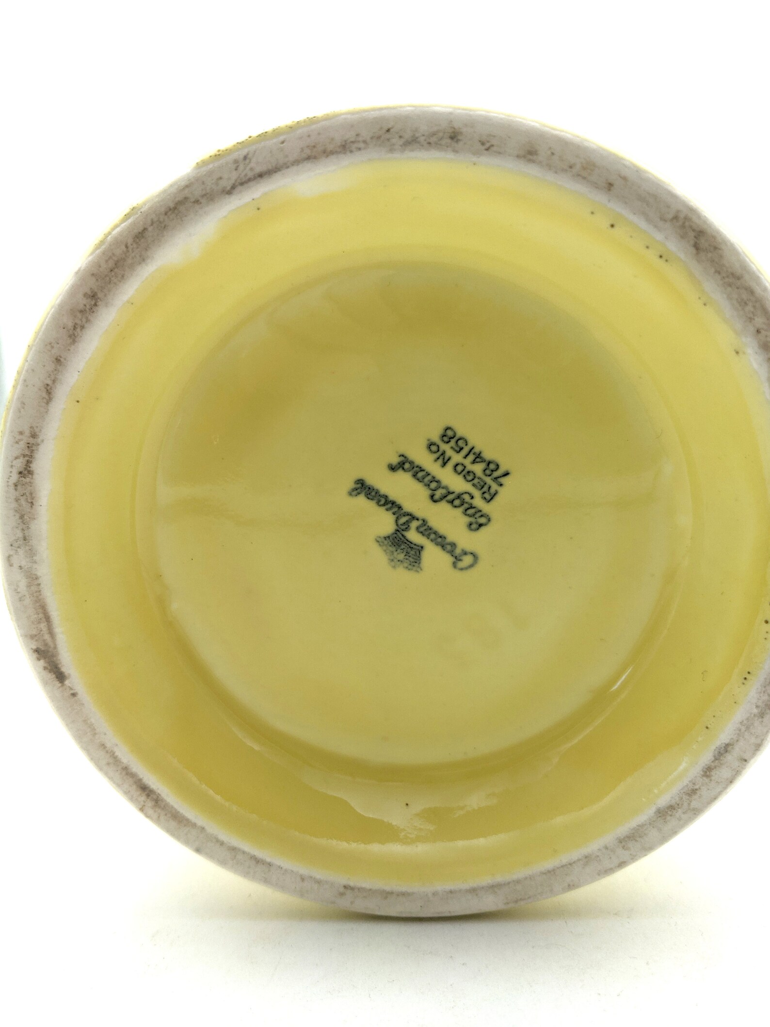 Crown Ducal Art Deco Yellow Pitcher - Etsy