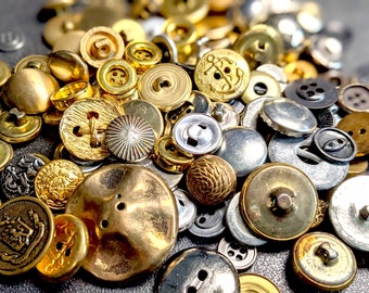 Military Metal Buttons - Etsy