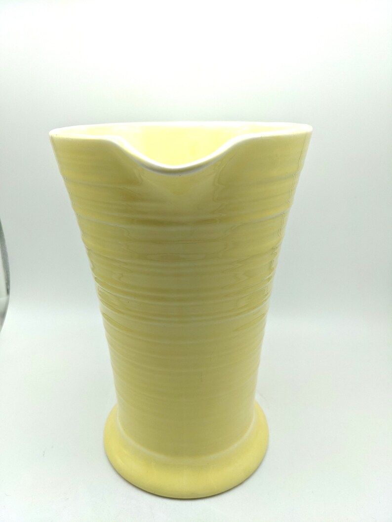 Crown Ducal Art Deco Yellow Pitcher - Etsy