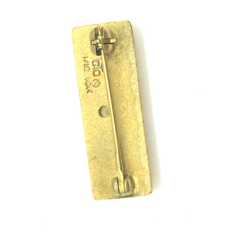 Vintage 1/10th 14K Gold Filled Ruler Pin - Etsy