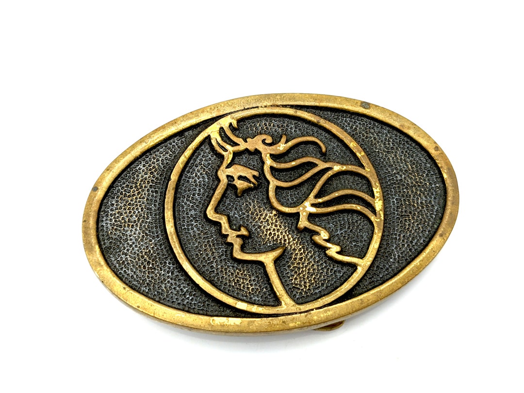 Solid Brass Profile/face Outline Belt Buckle Made by BTS - Etsy