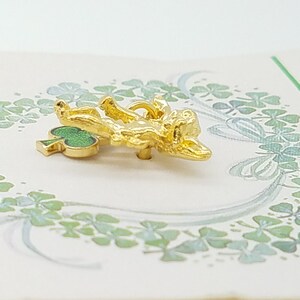 Lucky Irish Angel & Shamrock Lapel Pin St. Patrick's Day - Etsy