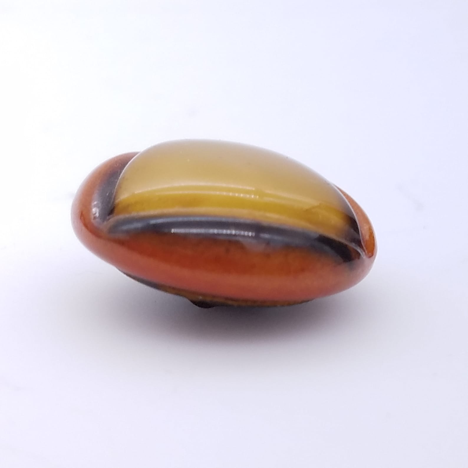 Set of 3 Antique Brown & Faux Opal Celluloid Buttons With - Etsy