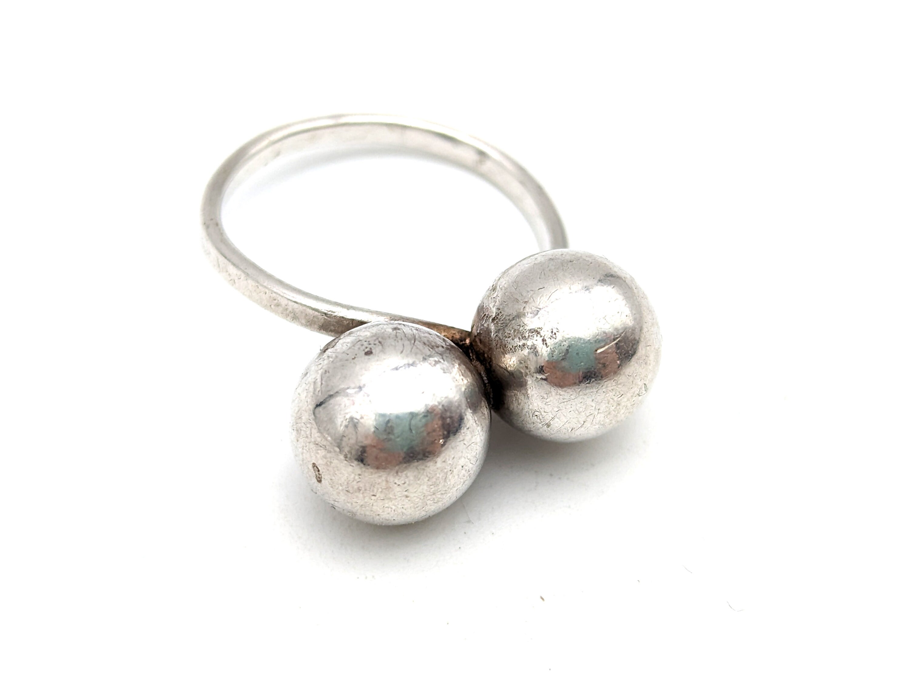 Sterling silver ball ring store