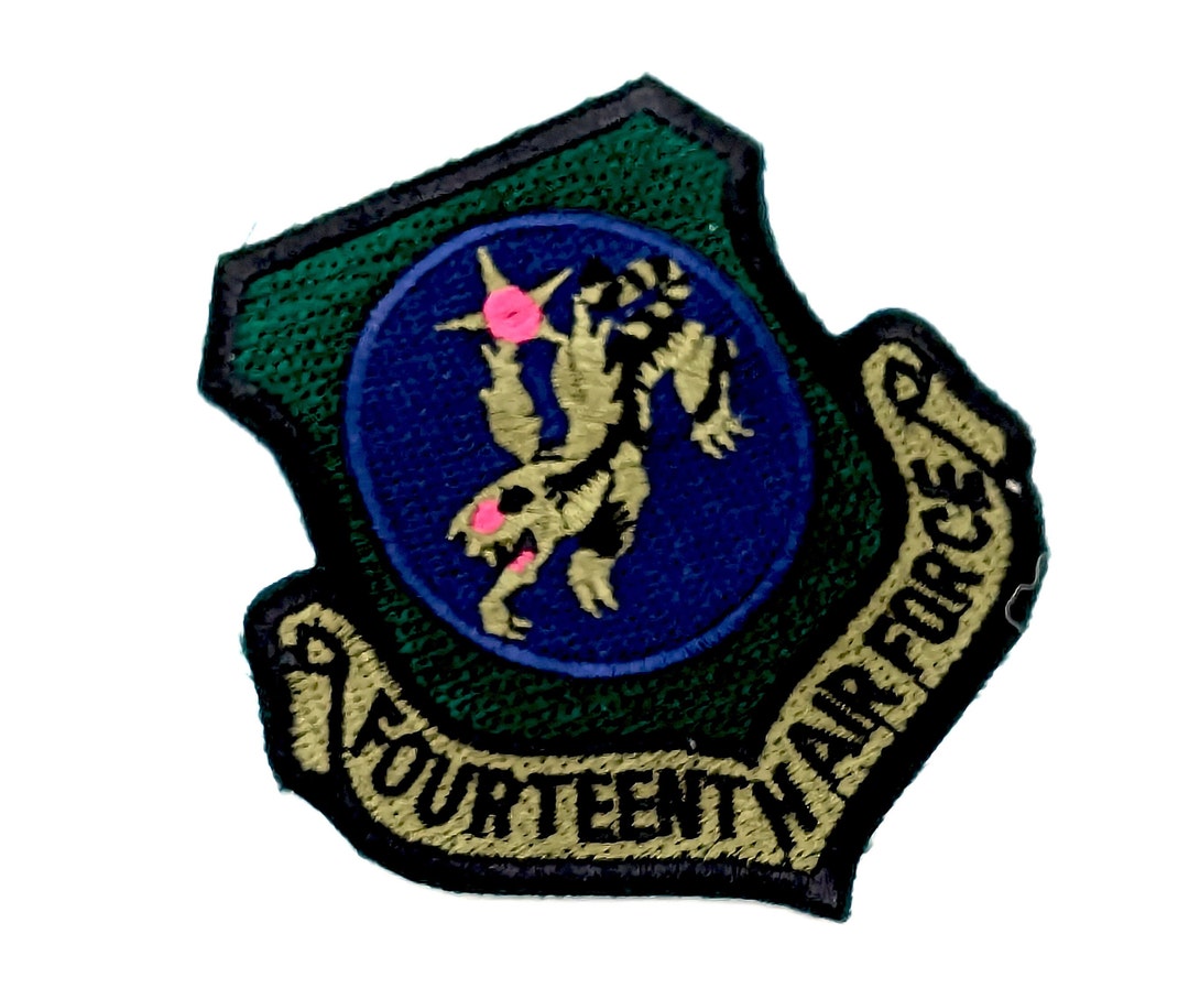 Vintage Fourteenth Air Force Flying Tigers Pocket Patch - Green - Etsy