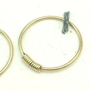 Vintage 14K Self-Piercing Sleeper Earrings / Nose Ring / | Etsy