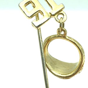 Vintage Class Ring 1991 Stick Pin - Etsy