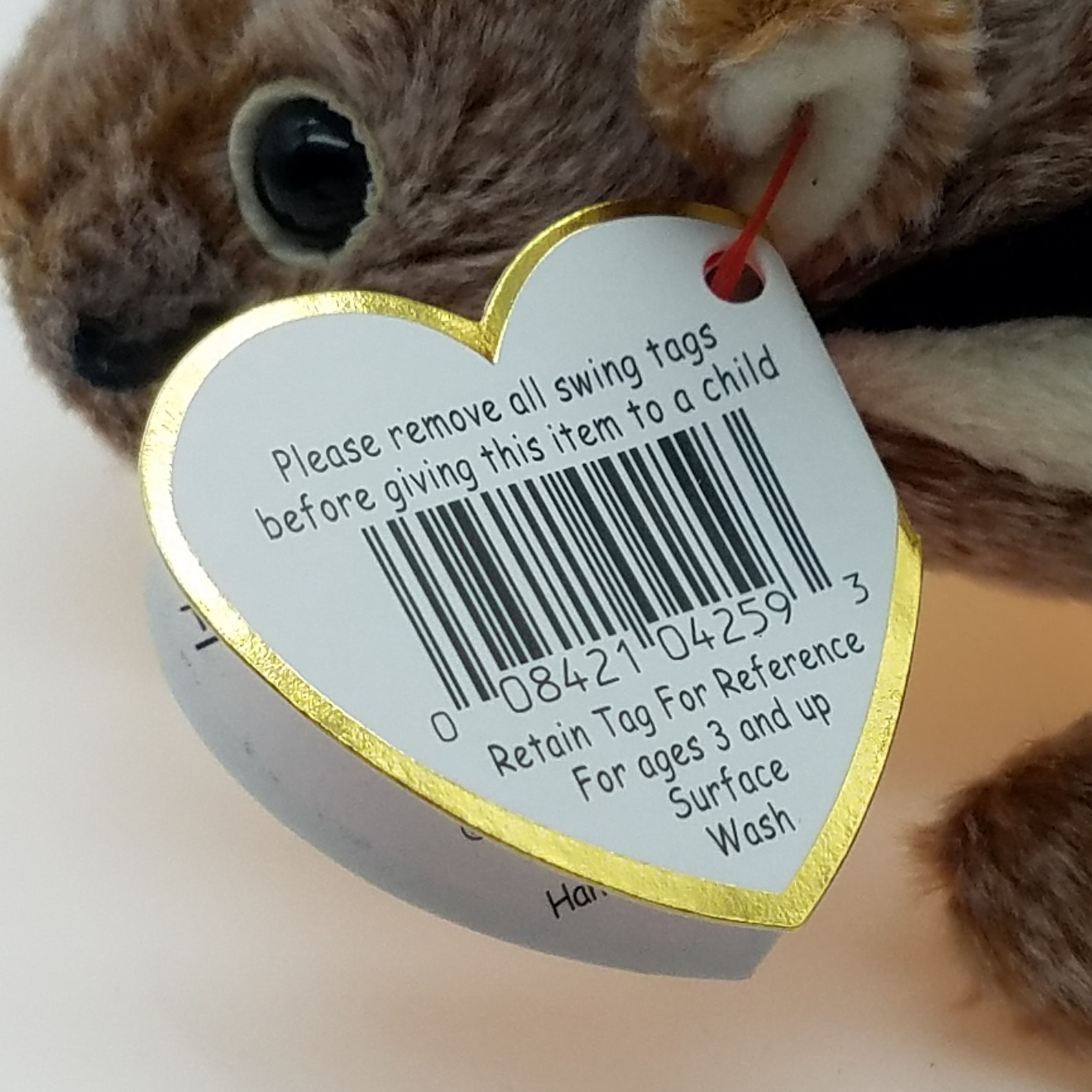 1999 Ty Beanie Baby Chipper the Chipmunk - Etsy