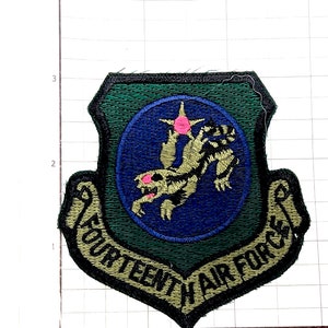 Vintage Fourteenth Air Force Flying Tigers Pocket Patch - Green - Etsy