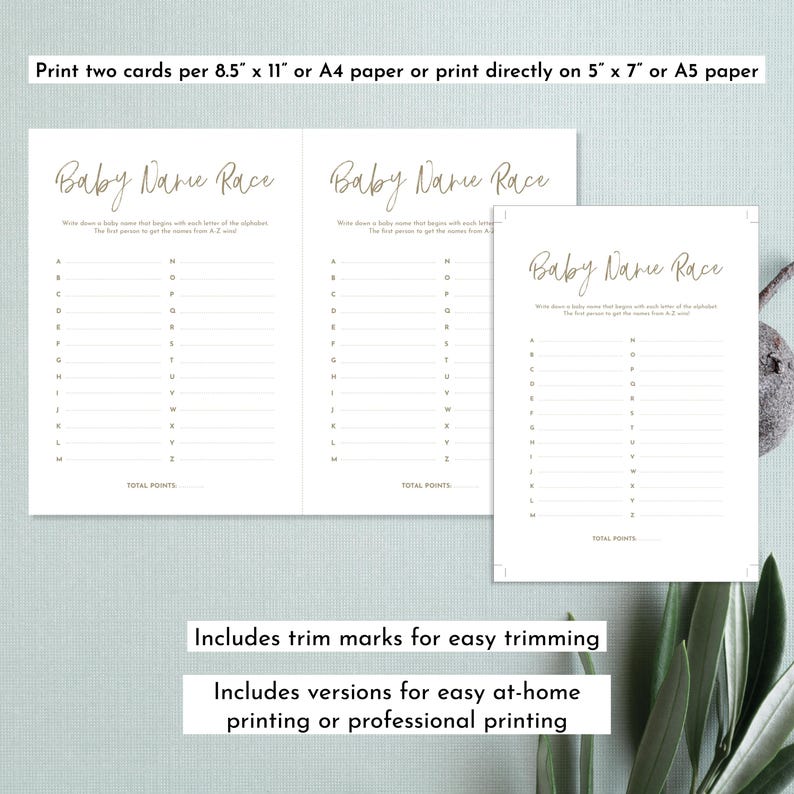 Minimal Baby Shower Bundle Printable Baby Shower Games Modern Baby ...