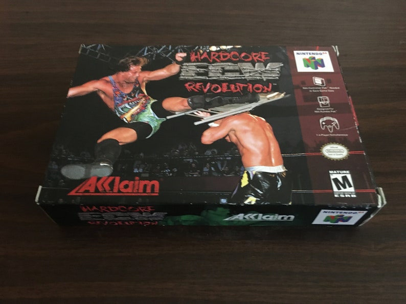 ECW: Hardcore Revolution Nintendo 64 N64 Amazing Like New Mint | Etsy