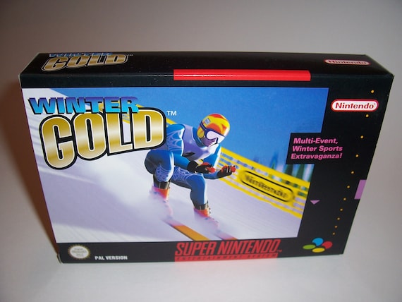 SALE Very Rare Winter Gold Snes Super nintendo CIB Pal | Etsy