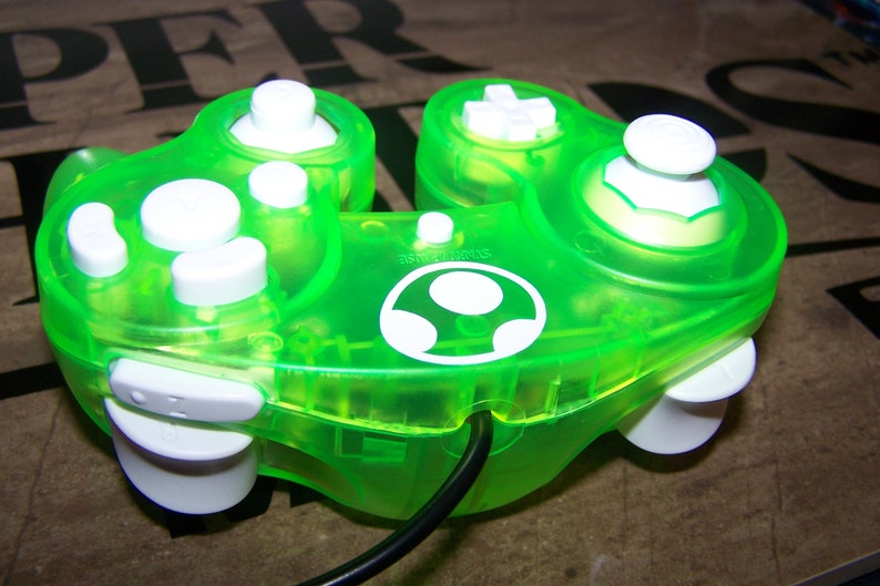 Yoshi Themed Modded Gamecube Controller | Etsy
