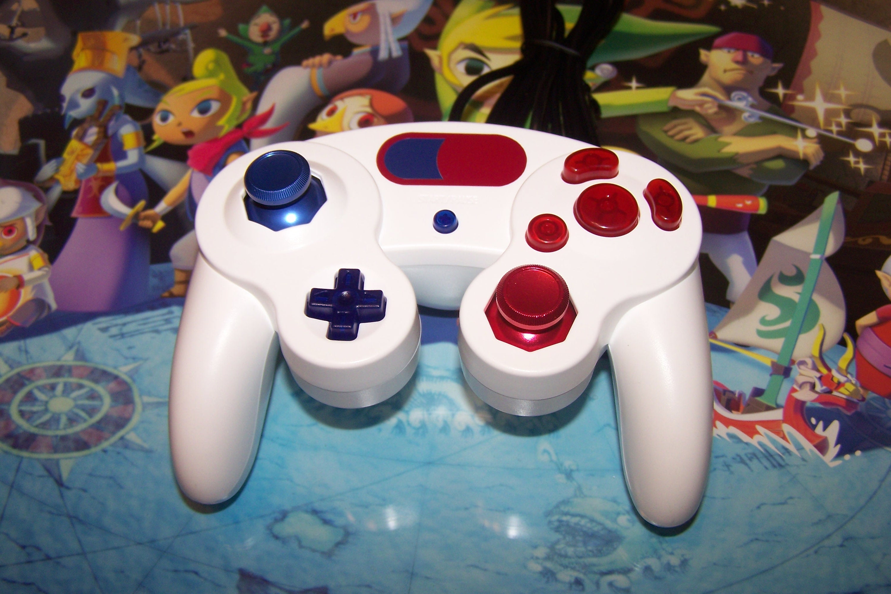 Dr Mario Themed Modded Gamecube Controller | Etsy