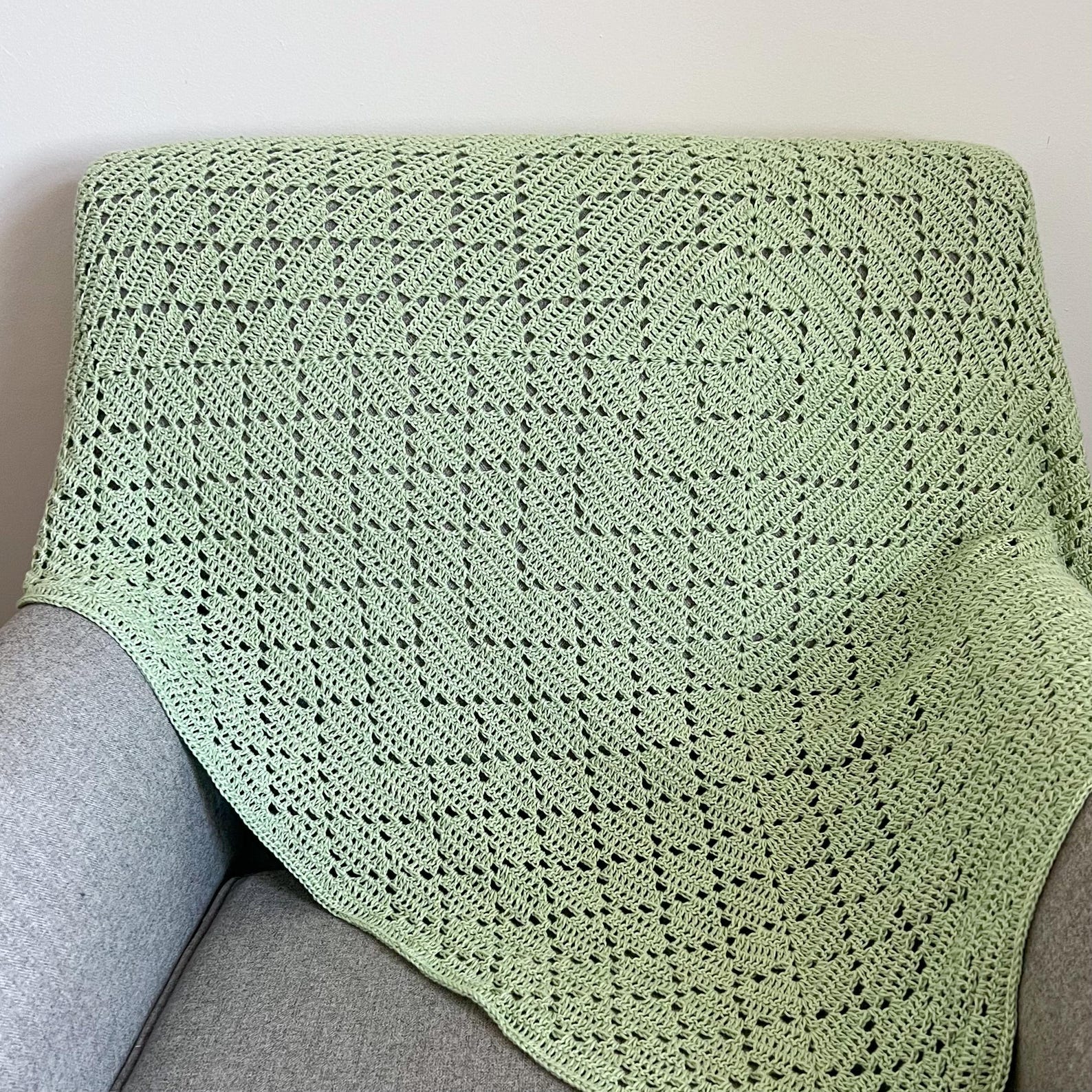 PDF Pattern - Dainty Darling Crochet Blanket Pattern - Intermediate ...