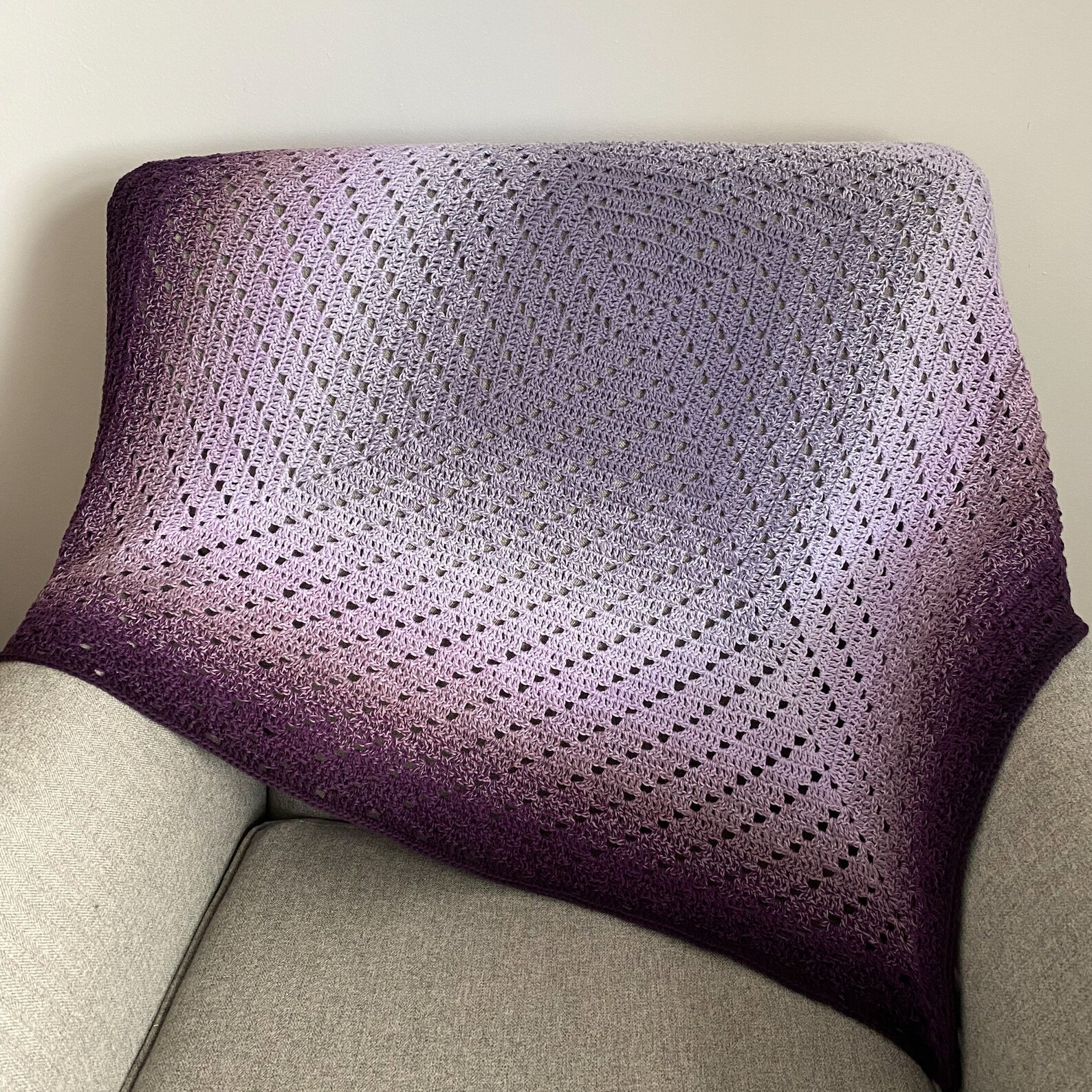 PDF Pattern - Pinwheel Crochet Blanket Pattern - Intermediate Level ...