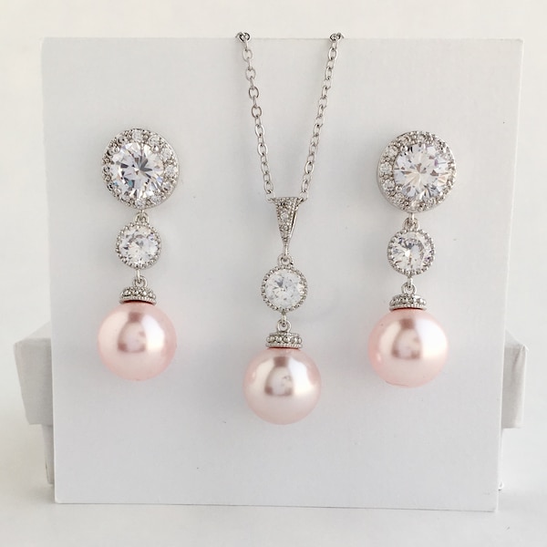 Pink Pearl Jewelry - Etsy