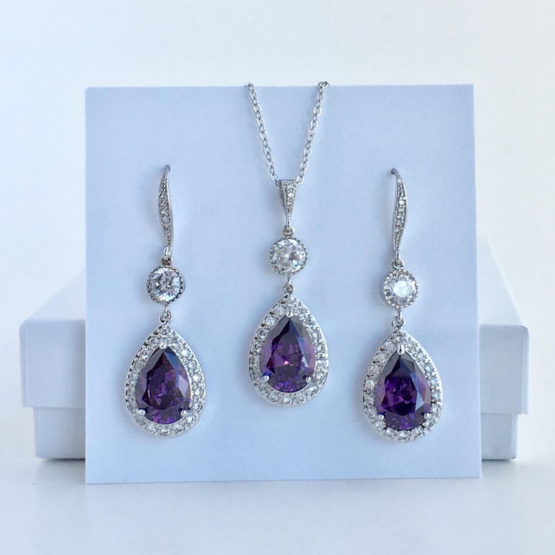 Purple Jewelry - Etsy