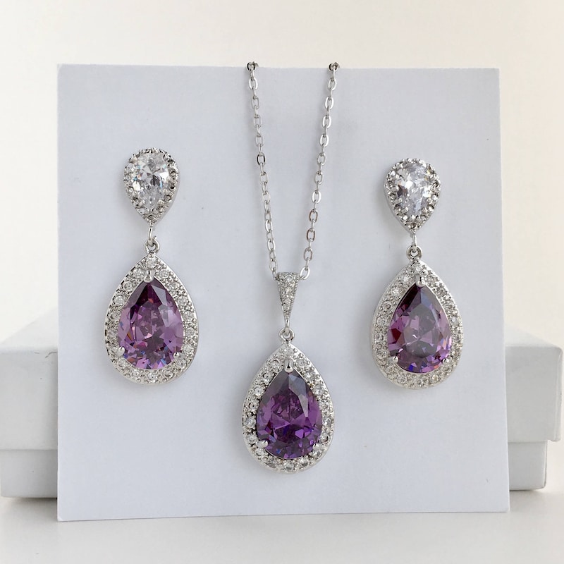 Purple Jewelry - Etsy