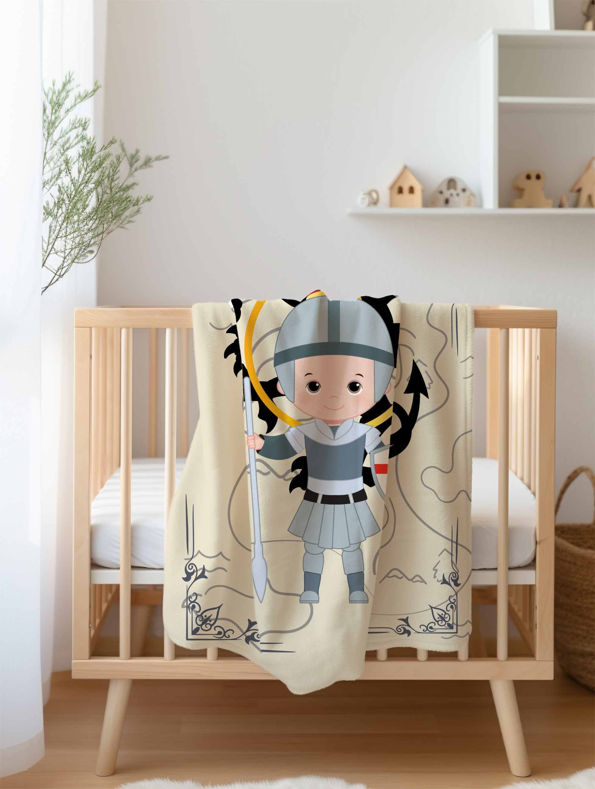 cheap offers Saint George Pattern Baby/Toddler Blanket feat. the cross ...