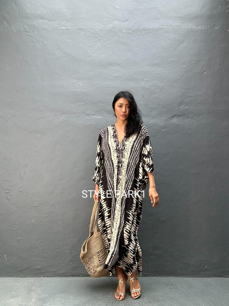 Ktm123/snake Skin Midi Kaftan Simple Dress, Stylish, Elegant, Miami ...