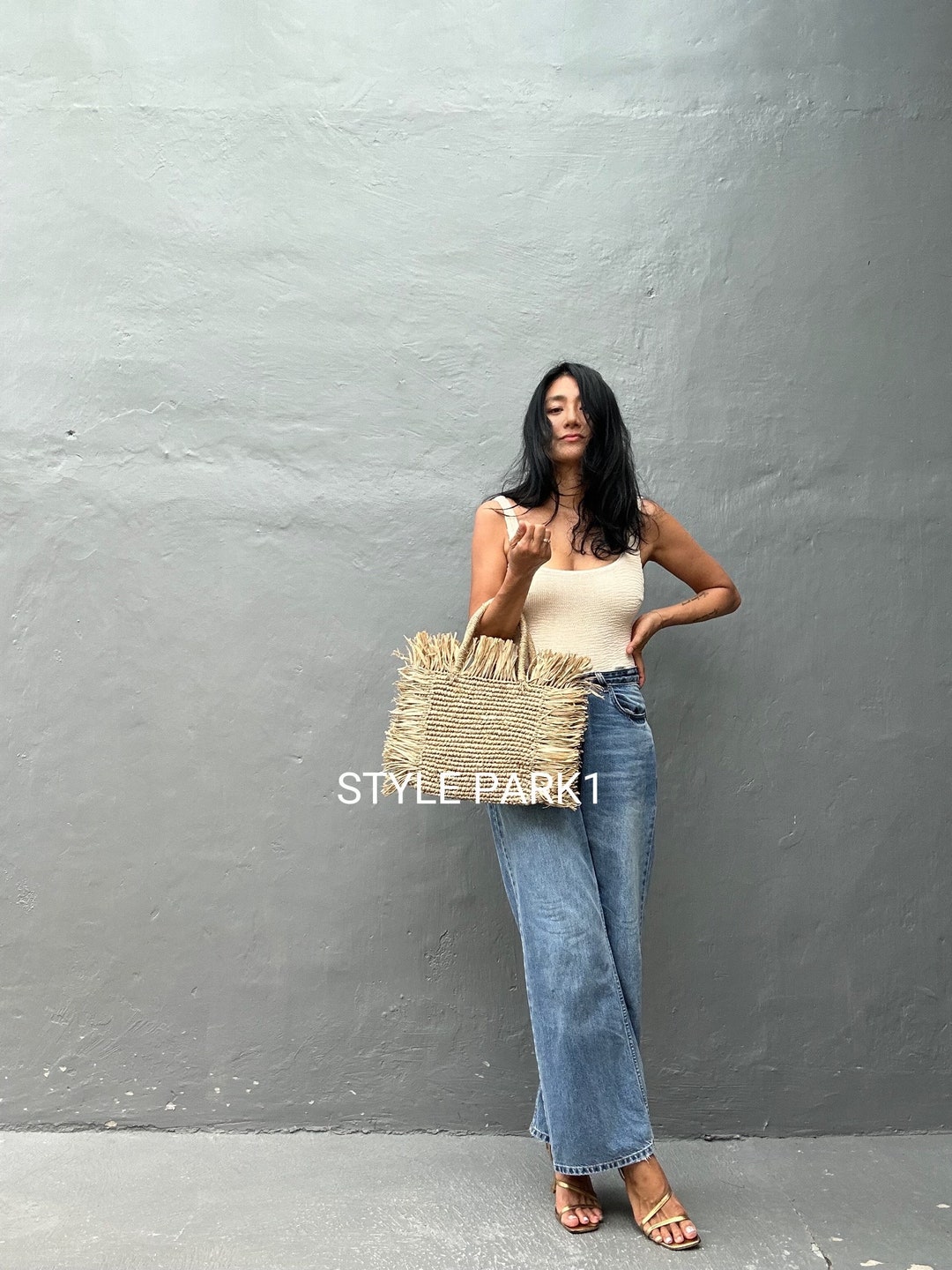 BA14 /small Raffia Bag,woven Bag,beach Bag ,,straw Bag , Natural Bag ...