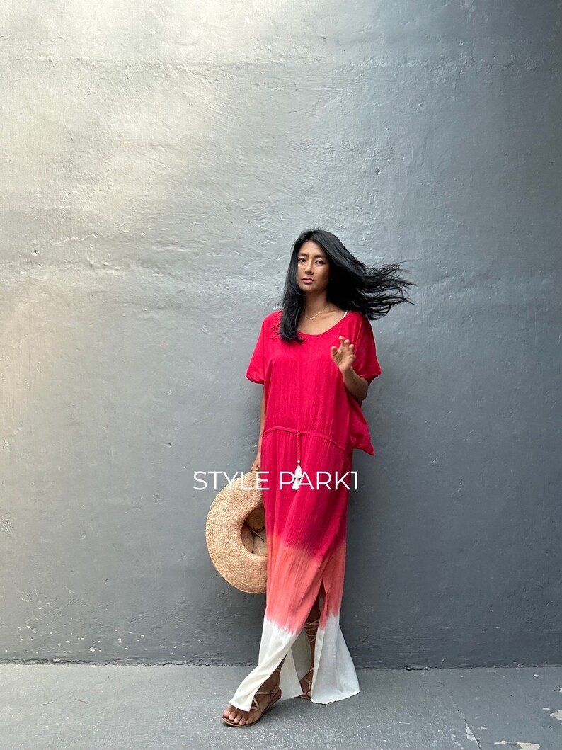 Ub07/maxi Dress, Resort Wear, Summer Daily Look, Boho Dress,simple,home ...